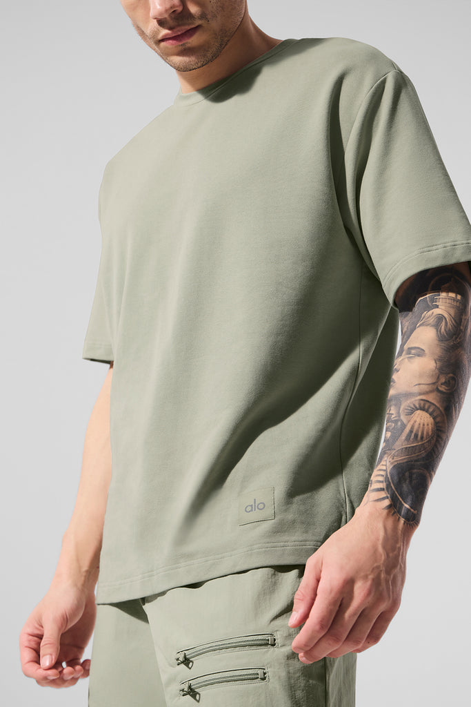 Double Take Short Sleeve - Limestone | Alo Yoga