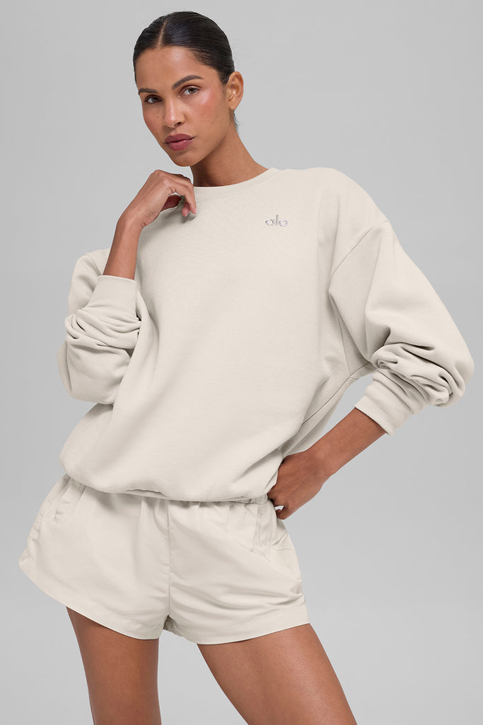Accolade Crew Neck Pullover - Bone | ALO