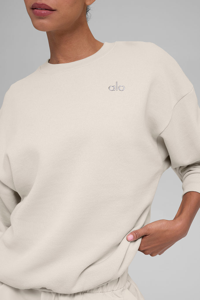 Accolade Crew Neck Pullover - Bone | ALO