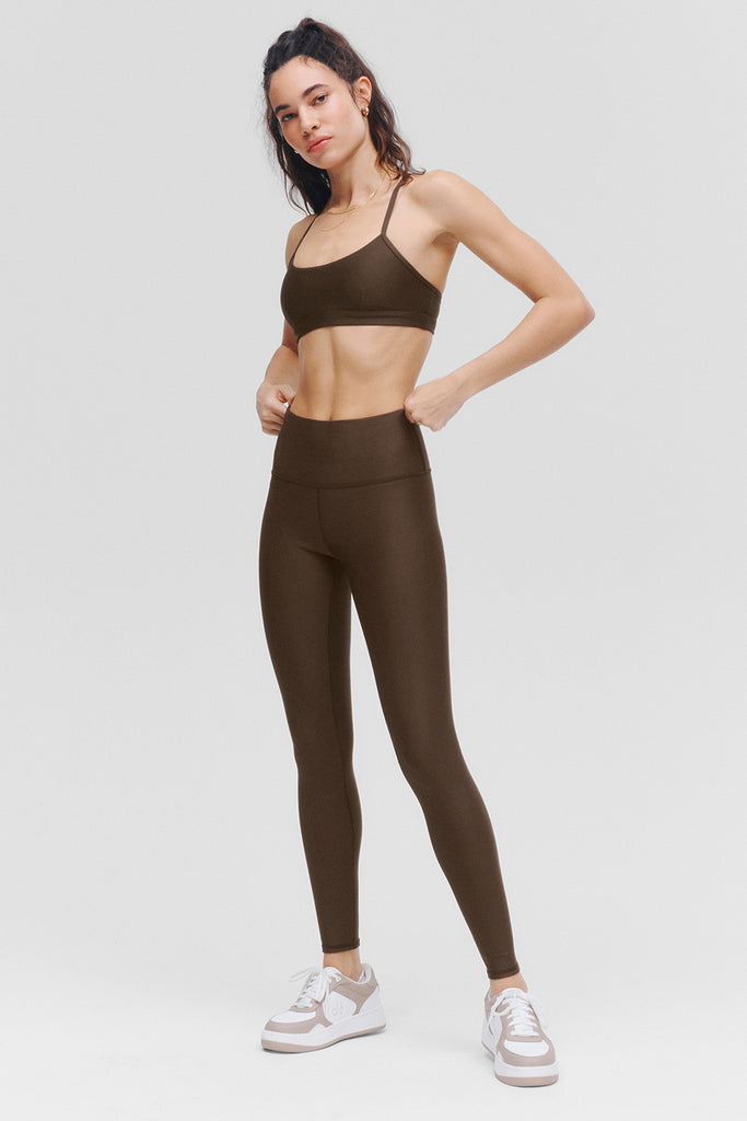 High-Waist Airlift Legging - Espresso | Alo Yoga