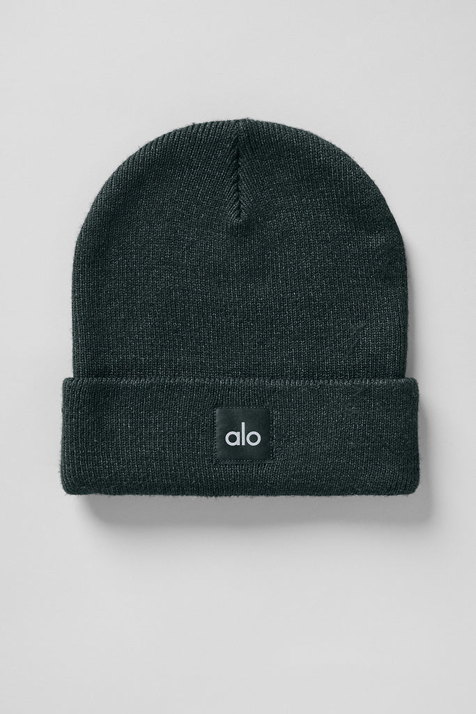 Everyday Beanie - Charcoal Green | Alo Yoga