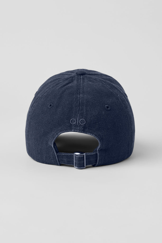Washed Off-Duty Cap - Vintage Navy | Alo Yoga