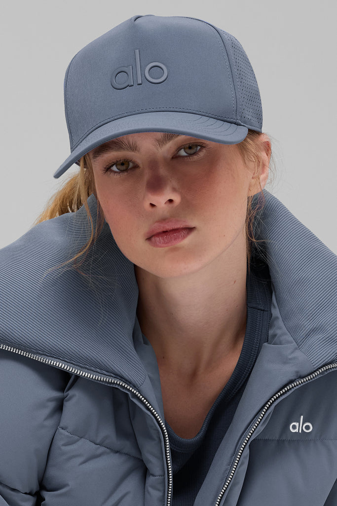 Performance District Trucker Hat - Bluestone | ALO