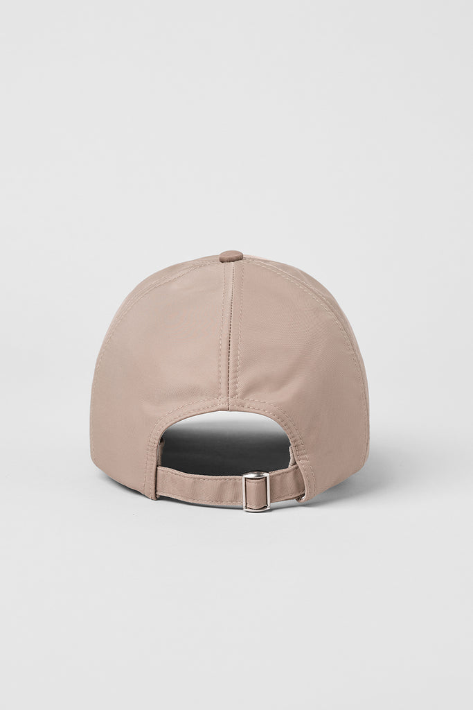 Satin Off-Duty Cap - Taupe Satin | Alo Yoga