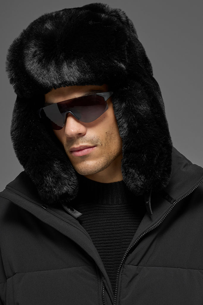 Faux Fur Starstruck Hat - Black | ALO