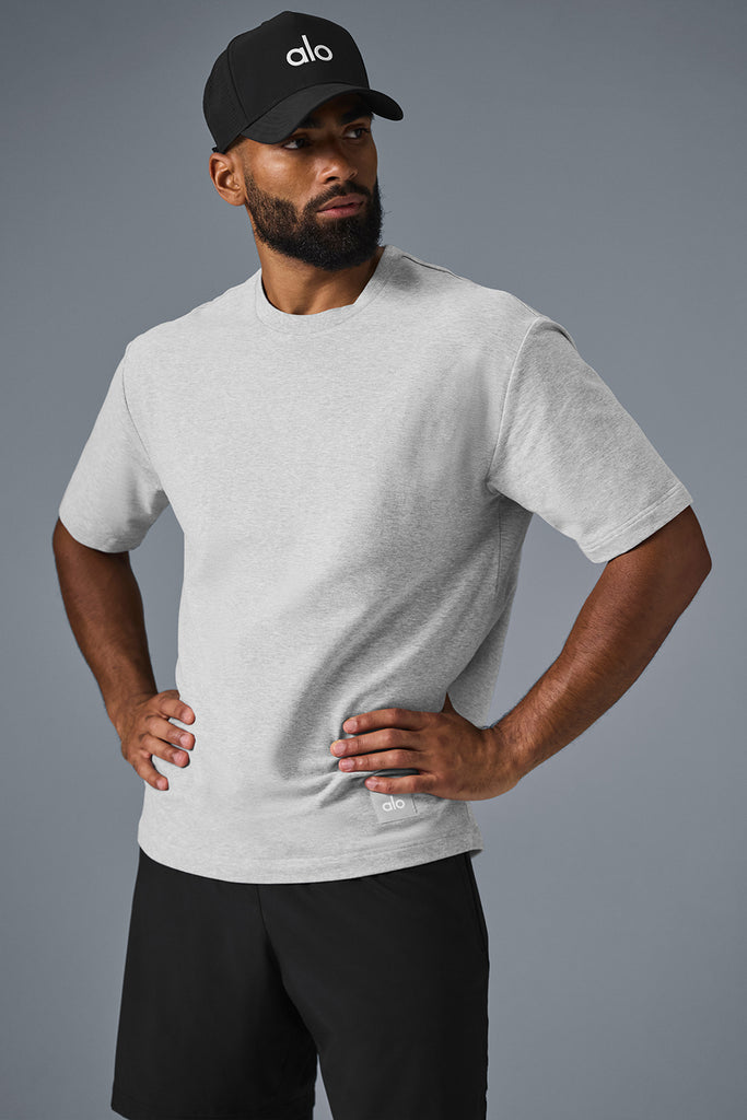Double Take Short Sleeve - Athletic Heather Grey | Alo Yoga