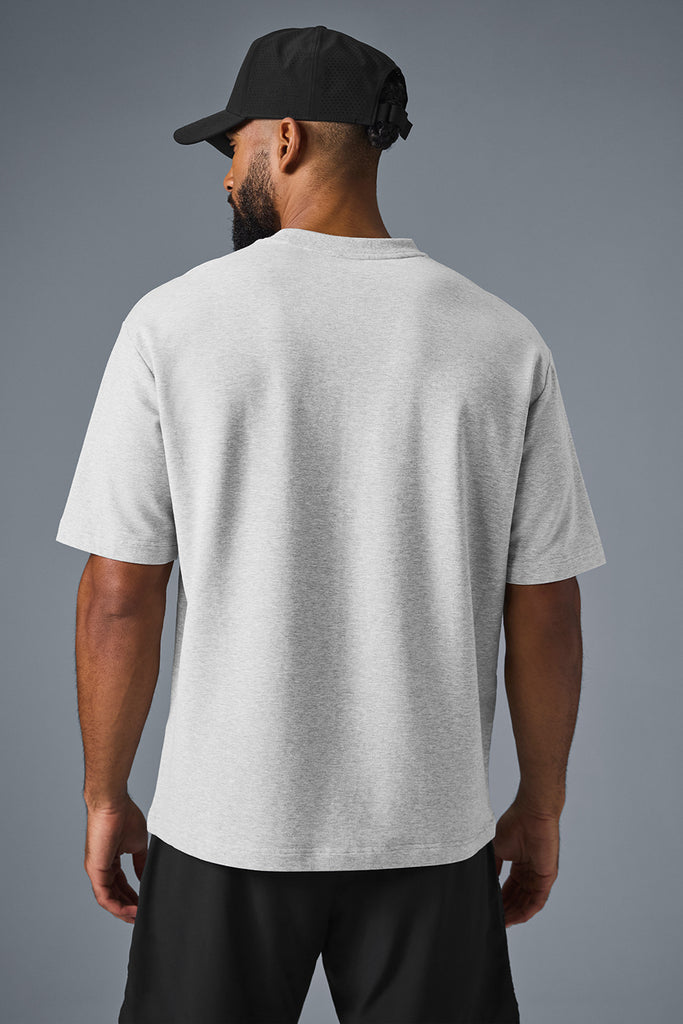 Double Take Short Sleeve - Athletic Heather Grey | Alo Yoga