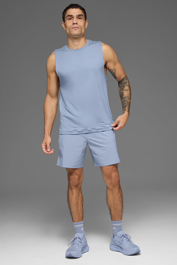 Conquer Muscle Tank - Winter Frost | ALO