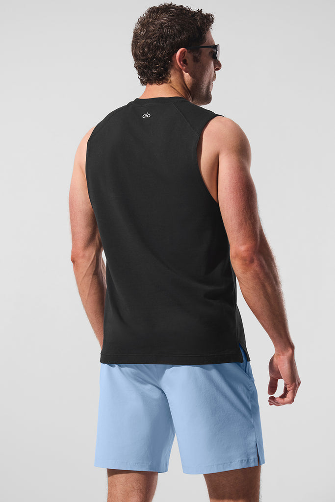 ALO Vapor Muscle Tank - Black | ALO