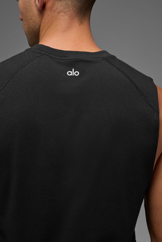ALO Vapor Muscle Tank - Black | ALO