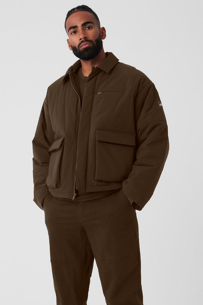 Voyage Utility Cargo Jacket - Espresso | Alo Yoga