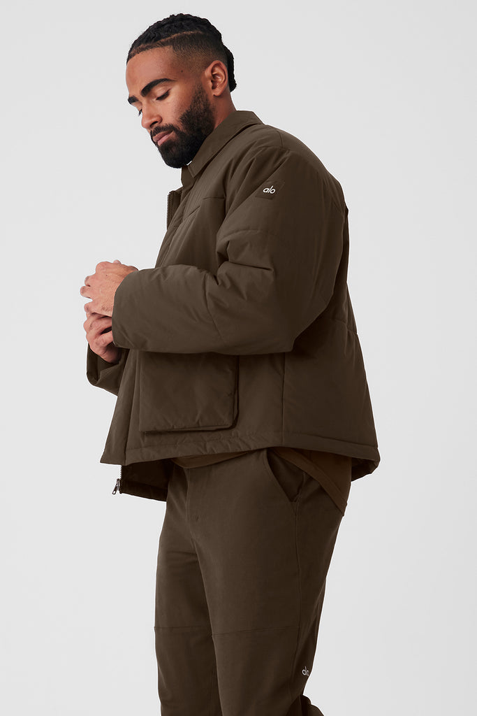 Voyage Utility Cargo Jacket - Espresso | Alo Yoga
