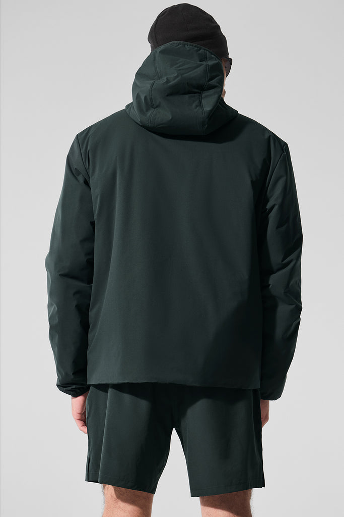 Elemental Full-Zip Jacket - Charcoal Green | ALO