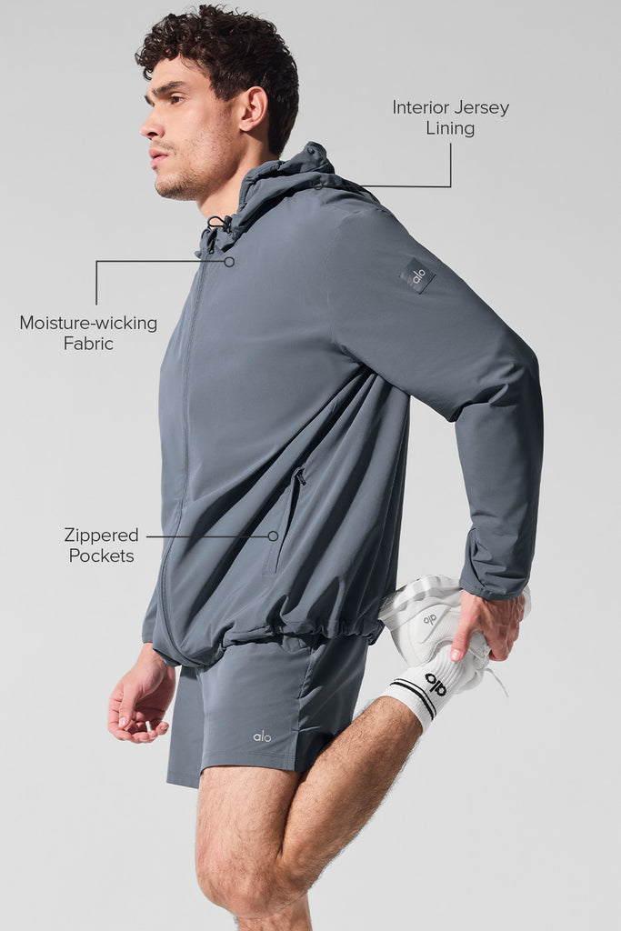 Performance On-The-Go Jacket - Steel Grey | Alo Yoga