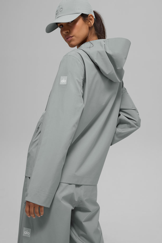 Alpha Shell Jacket - Lunar Grey | ALO