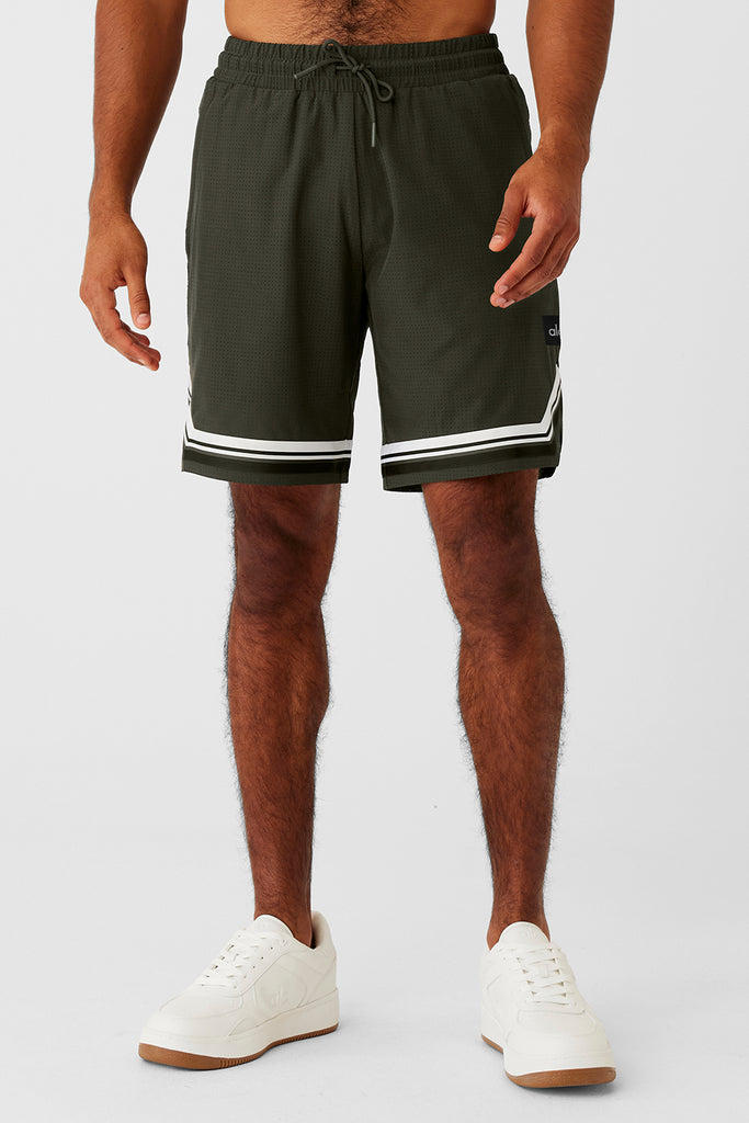 9" Traction Arena Short - Stealth Green | ALO