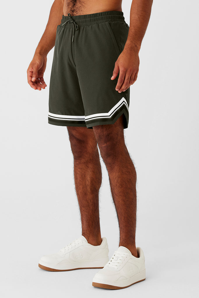 9" Traction Arena Short - Stealth Green | ALO