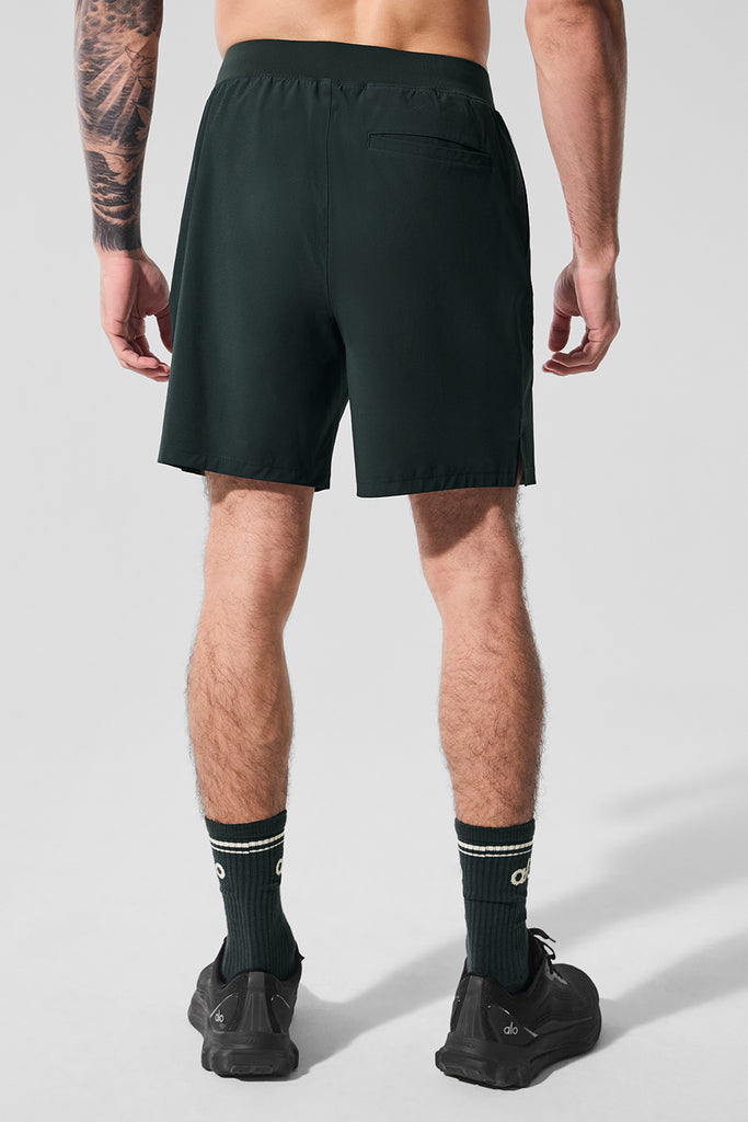 7" Repetition Short - Charcoal Green | ALO