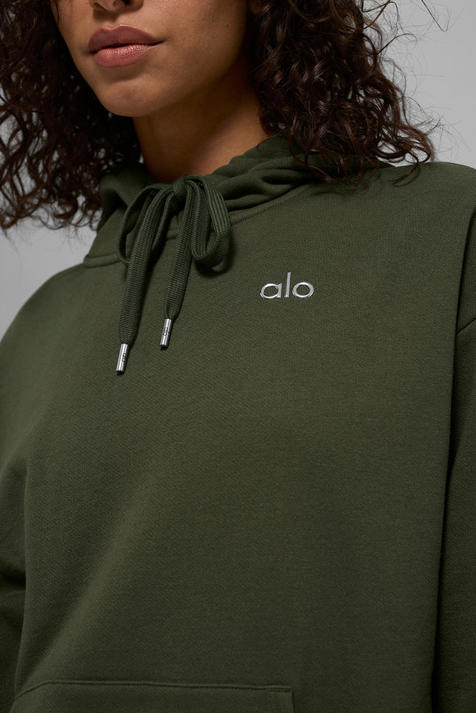 Accolade Hoodie - Green Olive | ALO