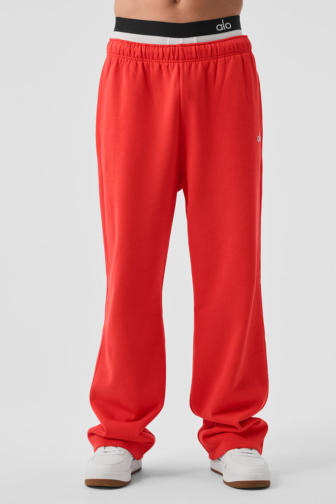 Accolade Straight Leg Sweatpant - Red Hot Summer | Alo Yoga