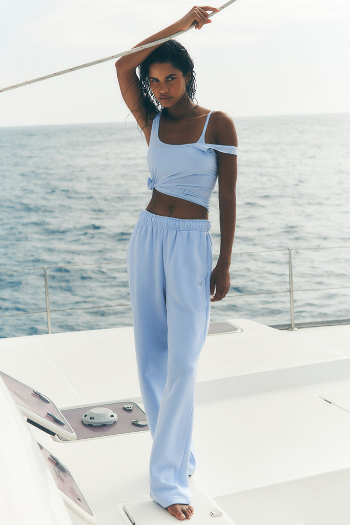 Accolade Straight Leg Sweatpant - Seashell Blue | Alo Yoga
