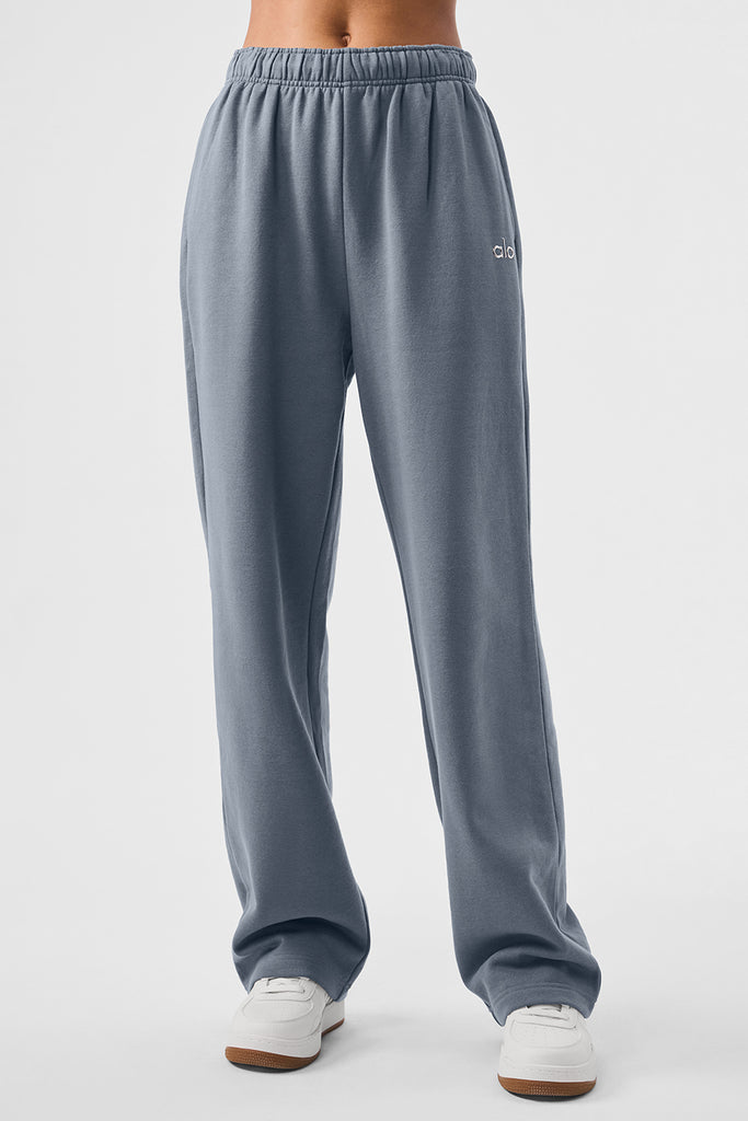 Accolade Straight Leg Sweatpant - Steel Grey | Alo Yoga