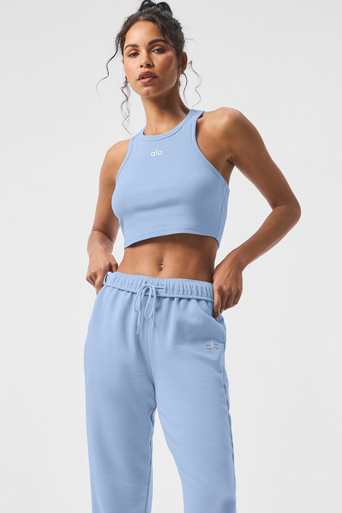 Aspire Tank - Seashell Blue/White | Alo Yoga