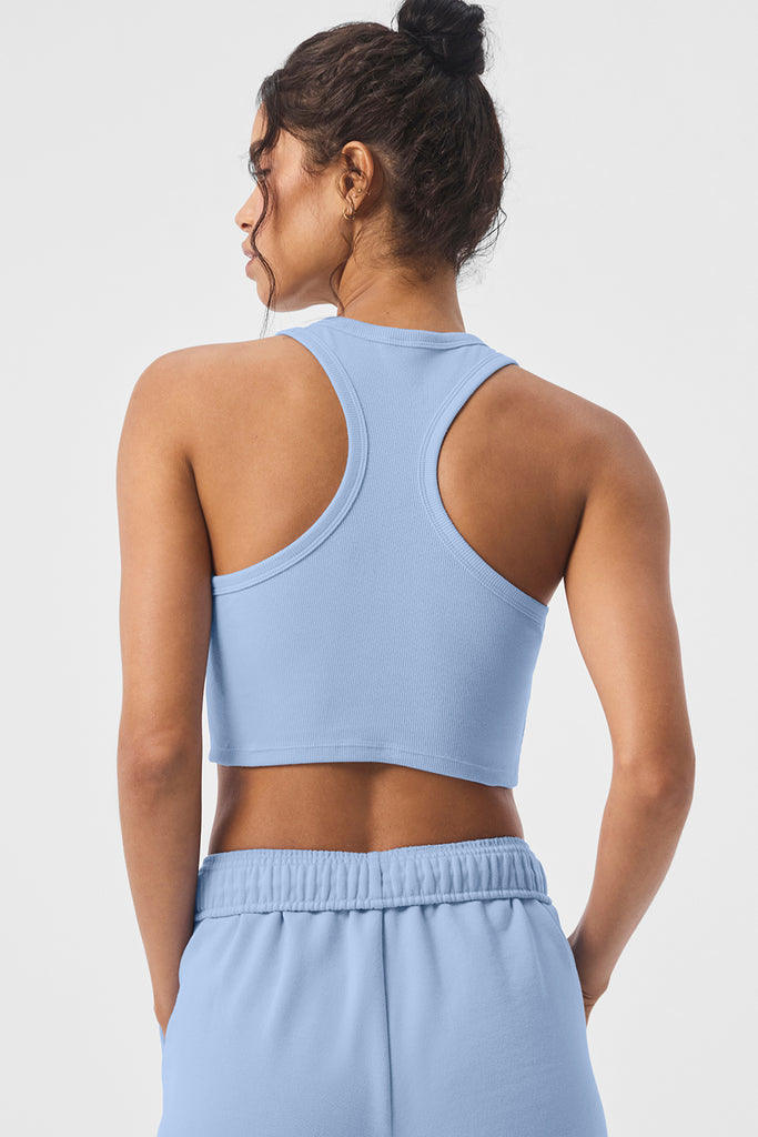 Aspire Tank - Seashell Blue/White | Alo Yoga