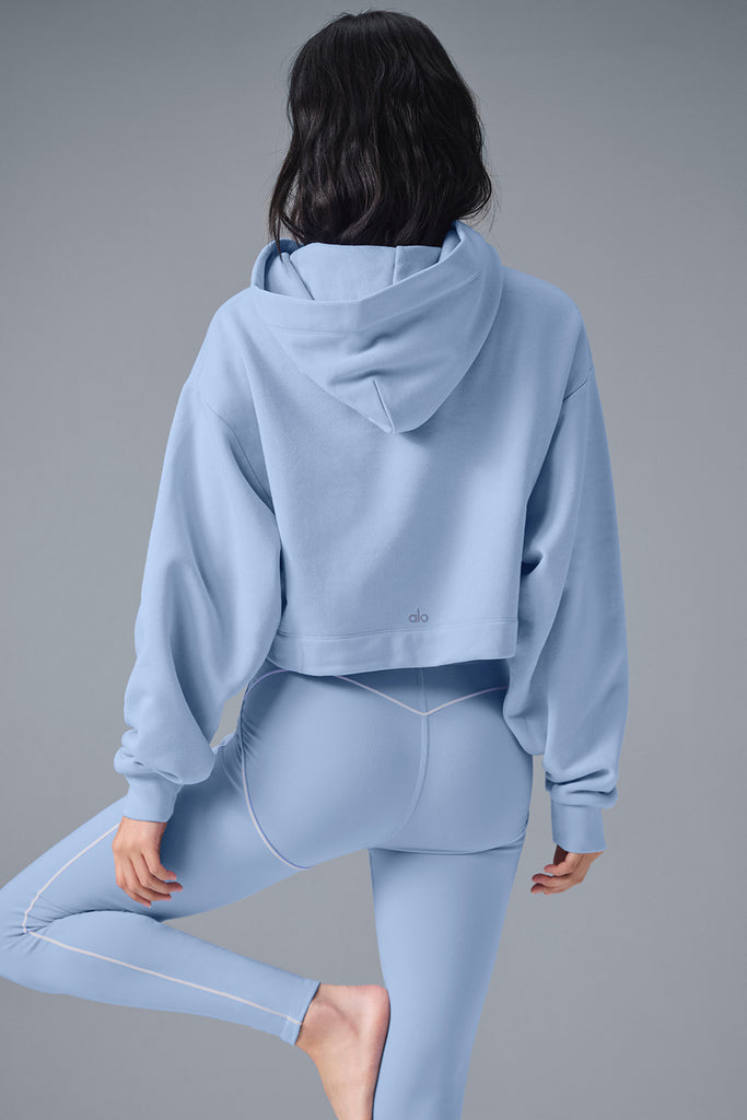 Bae Hoodie - Seashell Blue | Alo Yoga