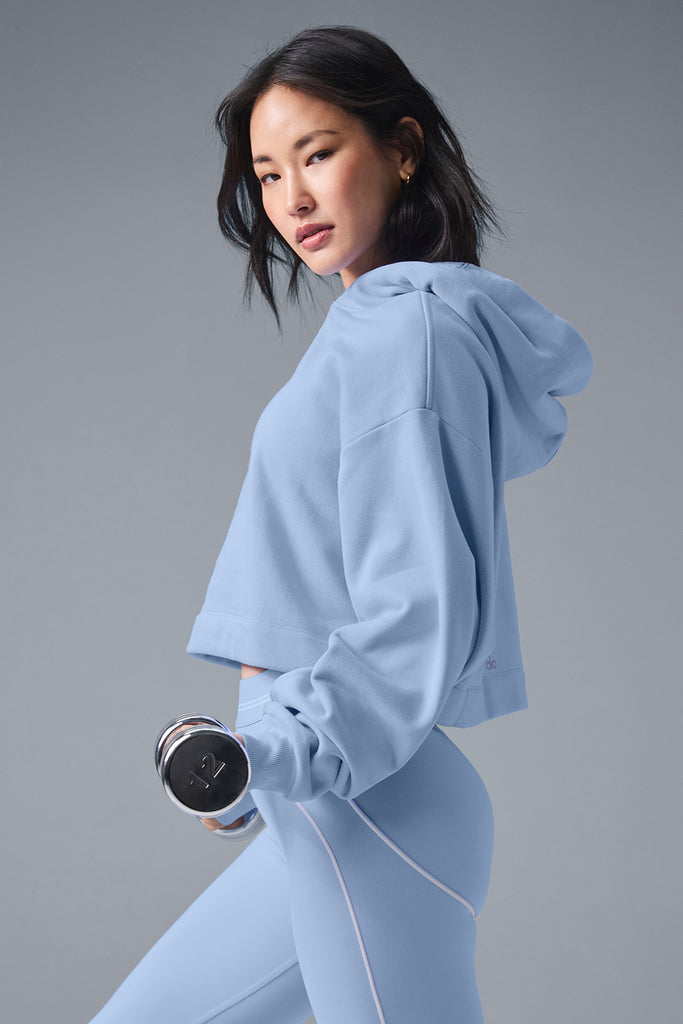 Bae Hoodie - Seashell Blue | Alo Yoga