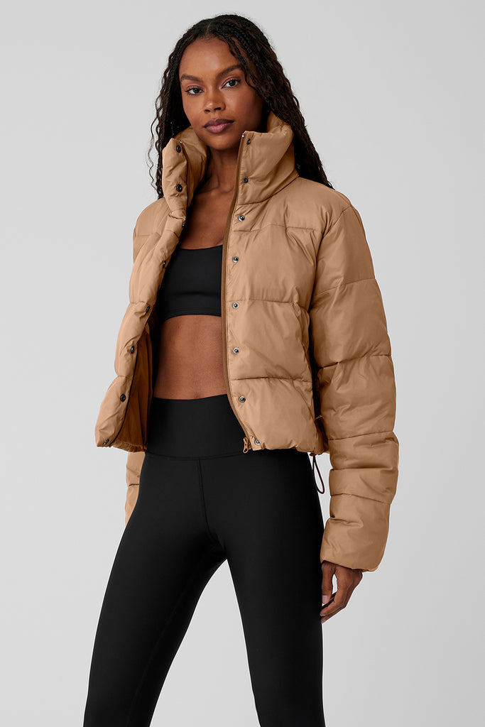 Gold Rush Puffer - Toasted Almond | Alo Yoga