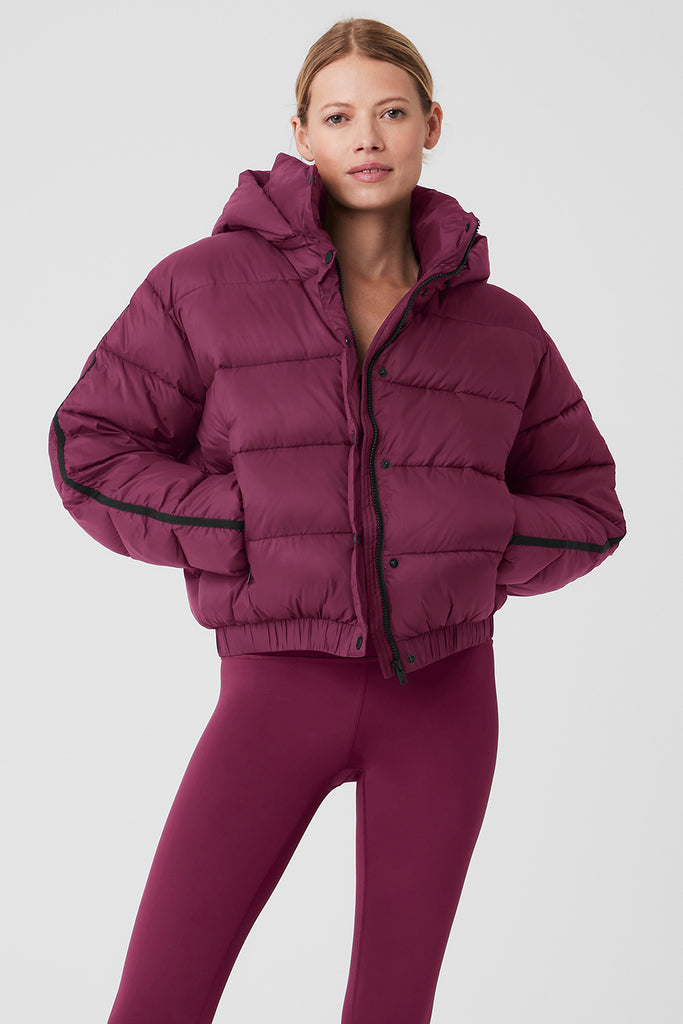 Aspen Love Puffer Jacket - Wild Berry | Alo Yoga