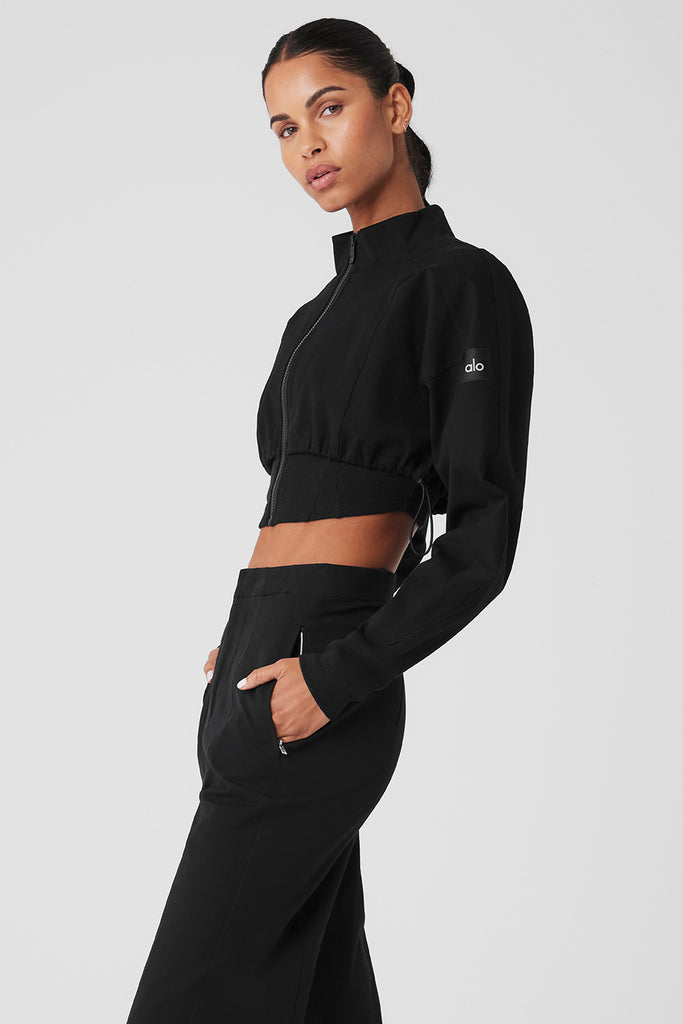 On Point Moto Jacket - Black | Alo Yoga