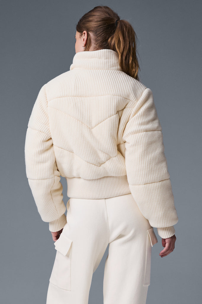 Darling Sweater Puffer - Ivory | ALO