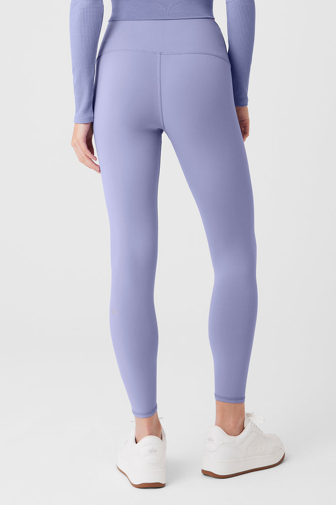 7/8 High-Waist Airbrush Legging - Lilac Blue | Alo Yoga