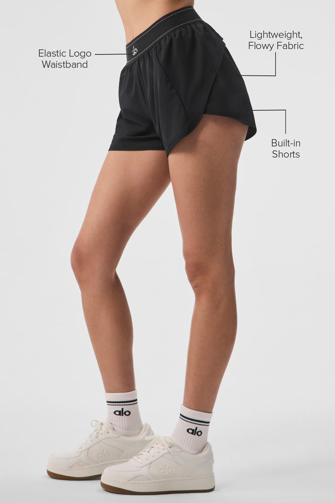 Match Point Short - Black | Alo Yoga