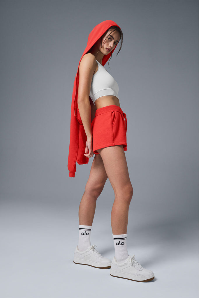 Low Key Sweat Short - Red Hot Summer | Alo Yoga