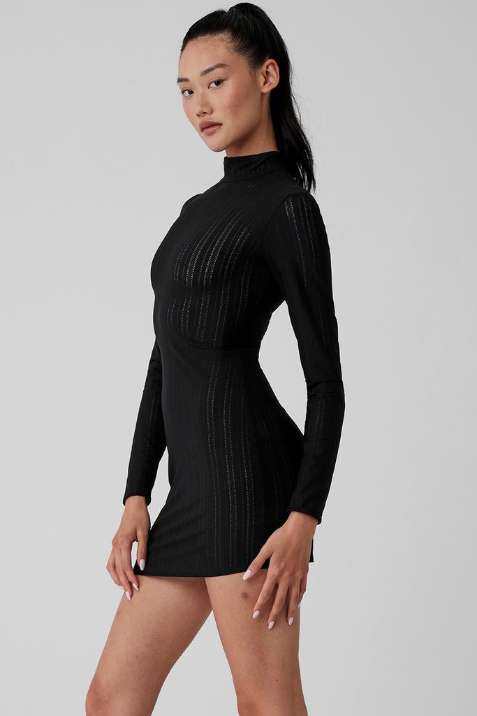 Euphoria Long Sleeve Dress - Black | ALO