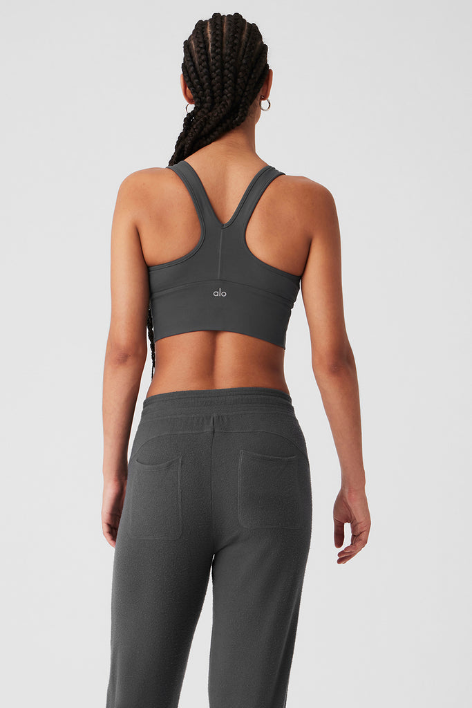 Wild Thing Bra - Anthracite | Alo Yoga