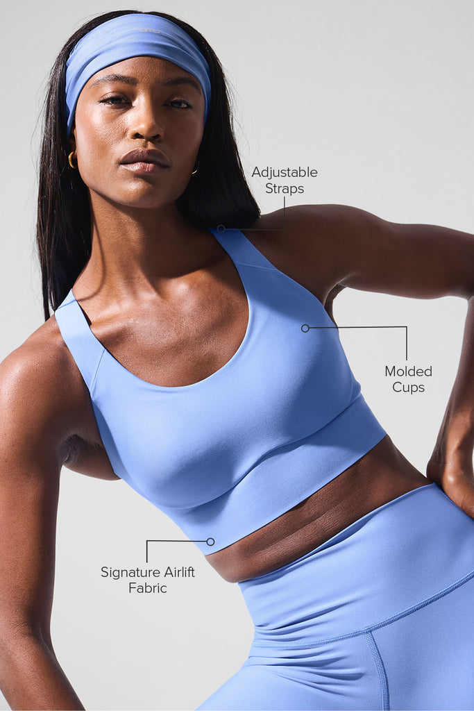 Airlift Empower Bra - Crystal Clear Blue | ALO