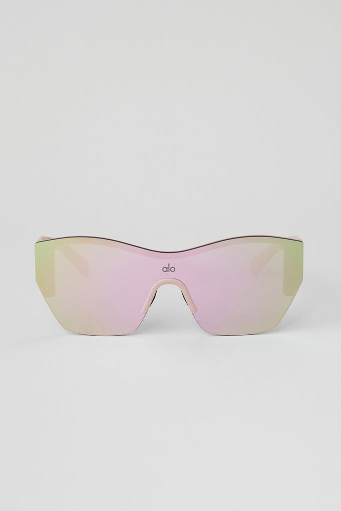 Stunner Sunglasses - Pink Mirror/Pink | Alo Yoga